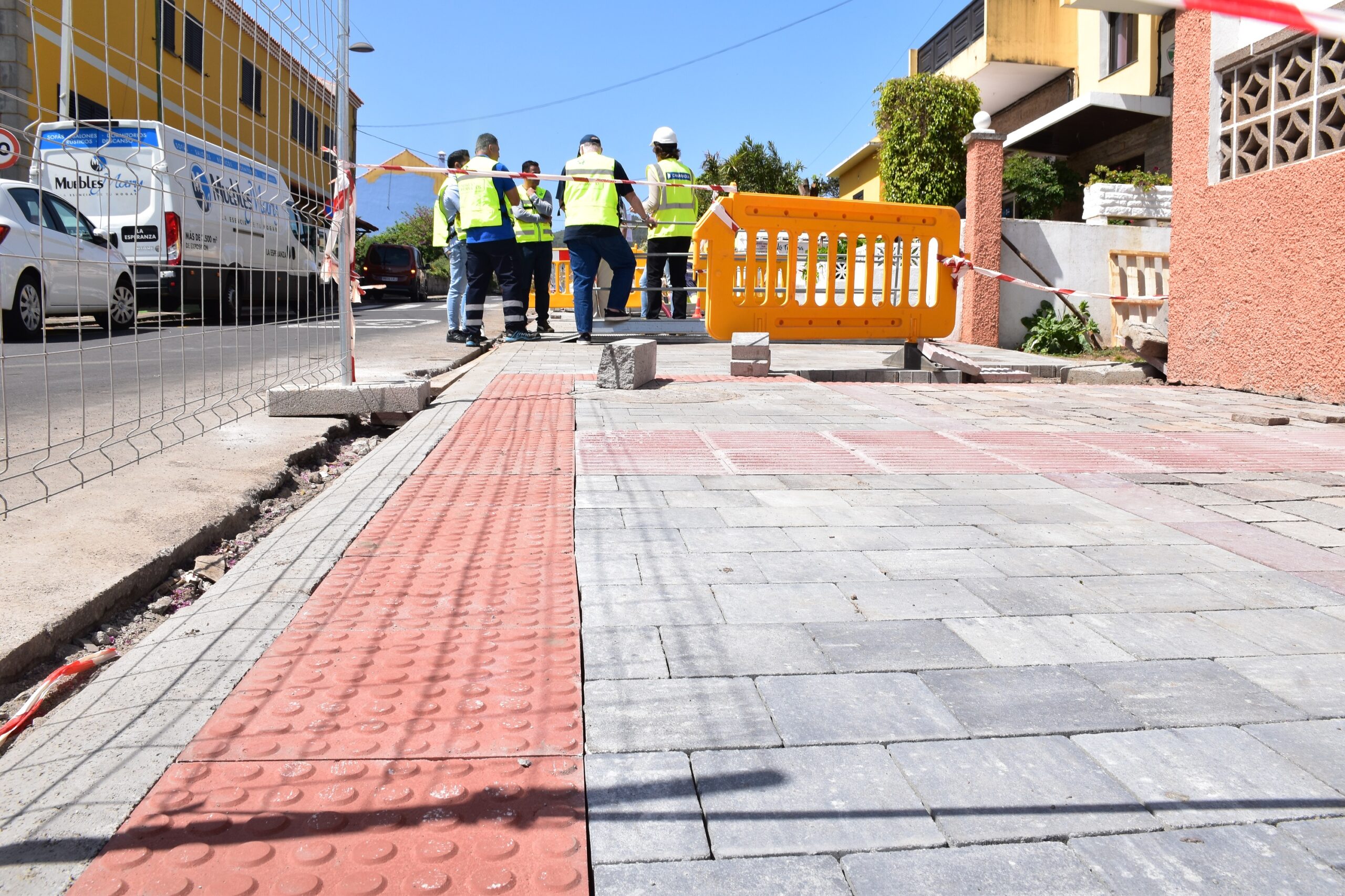 La obra de la calle El Calvario comienza a mostrar los nuevos acabados ...